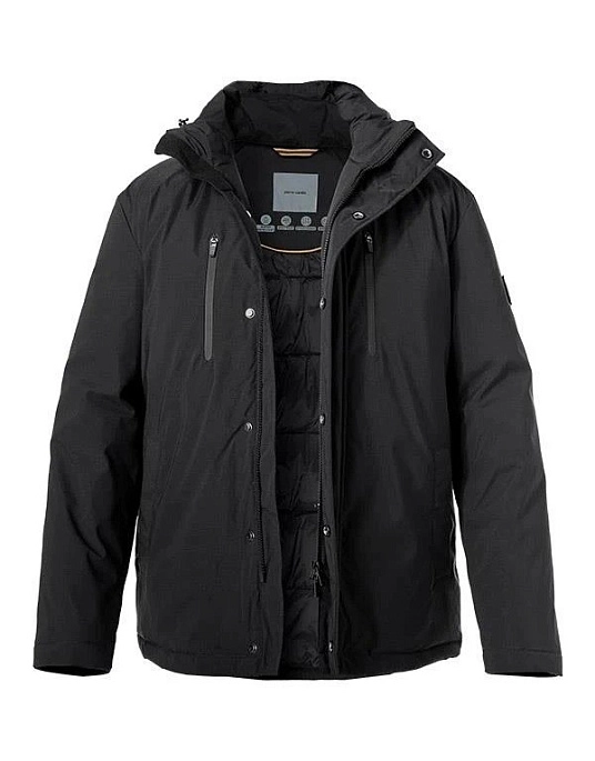 ⏩Куртка Pierre Cardin з капюшоном у чорному кольорі 0002/9000/10077 ...