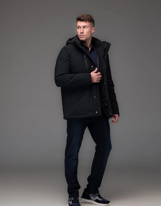 ⏩Куртка Pierre Cardin з капюшоном у чорному кольорі 0002/9000/10077 ...
